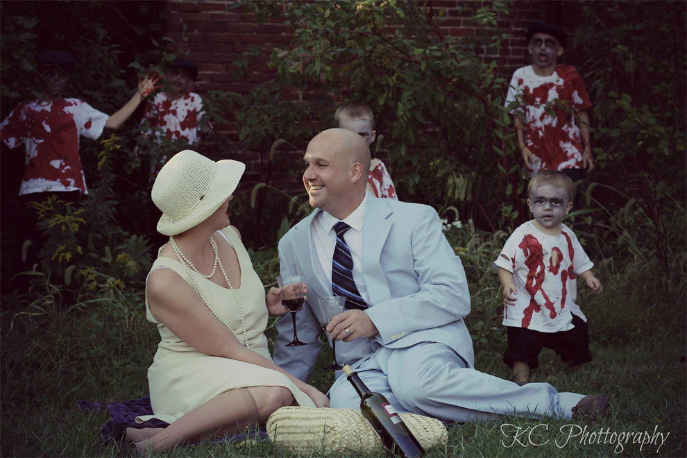 12 Zombie Style Family Portraits Render Any Family Photos You Have So ...