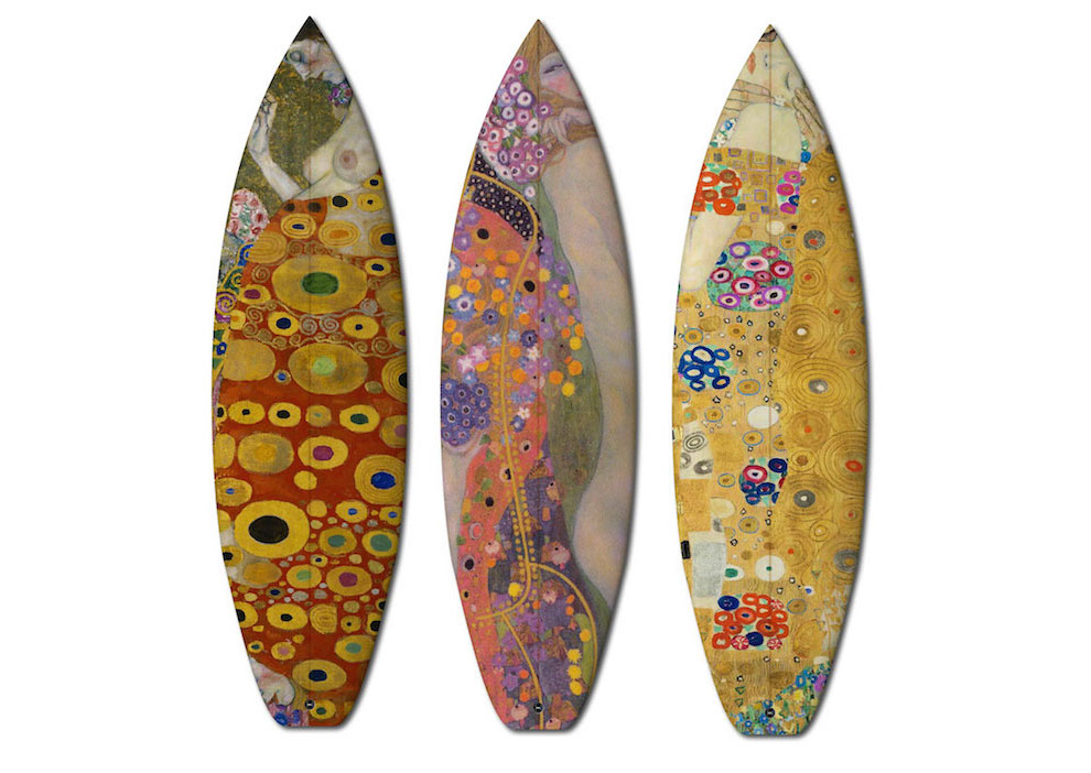 Gorgeous Surfboards and Skate Decks Completely Cloaked in Famous ...
