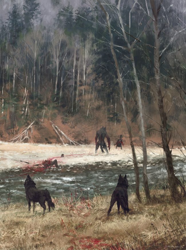 Bizarre Paintings Of Mecha Robots And Werewolves Attacking East ...