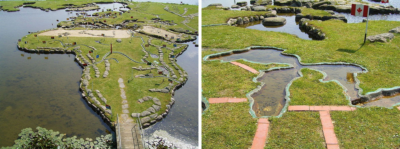 This Man Spent 25 Years To Create The ”World Map” On The Banks Of Lake ...