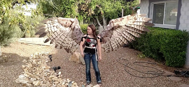 Artist Builds Articulating Pneumatic Wings Fit for a Human » Design You ...