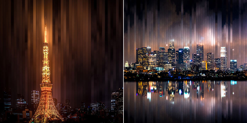 A Photographer Is Using A Unique Method To Show The Shift From Day To ...