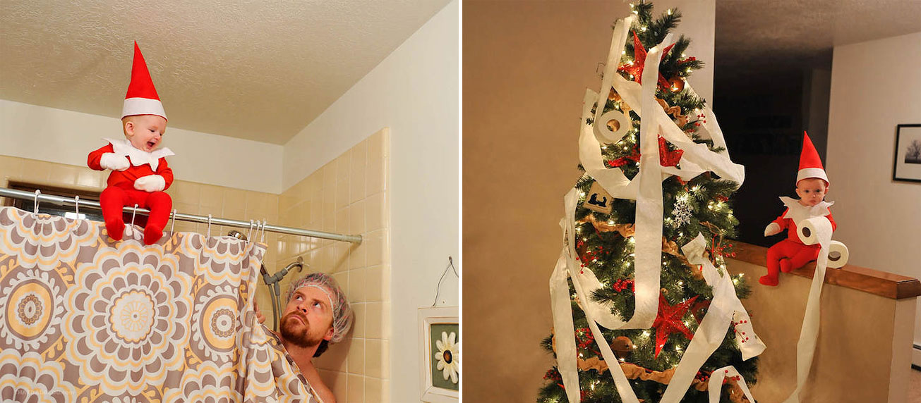 Dad Transforms His Adorable 4-Month-Old Son Into A Real-Life Elf On The ...