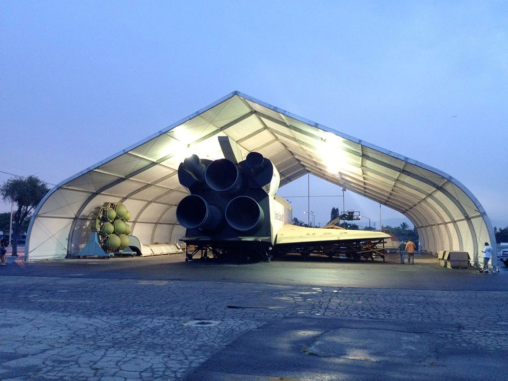 Historic Space Shuttle Mockup Stored in Downey, California » Design You ...