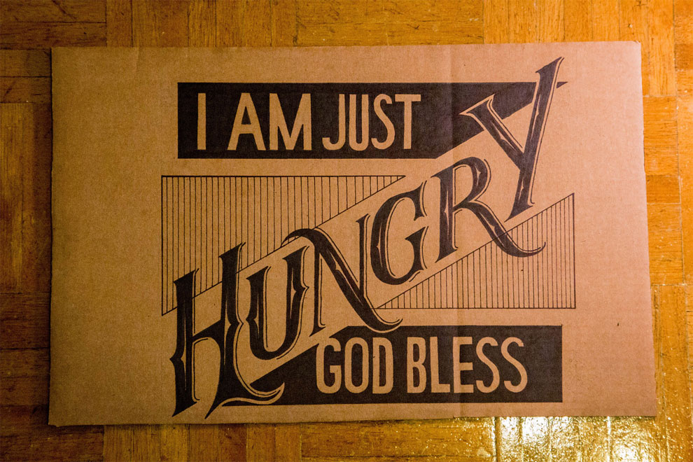 This Art Director Beautifully Redesigns Homeless People’s Signs ...