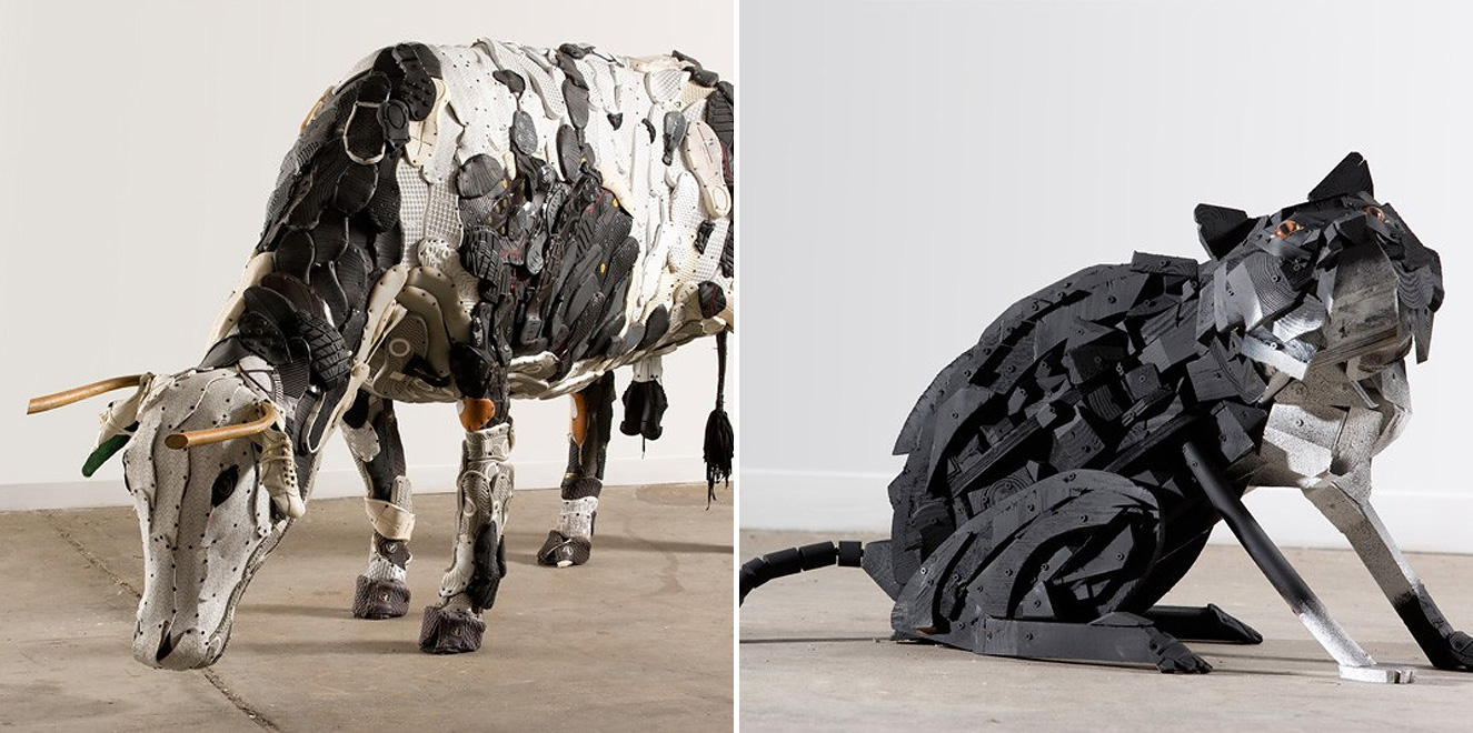 This Artist Made A Collection Of Farm Animal Sculptures From ...