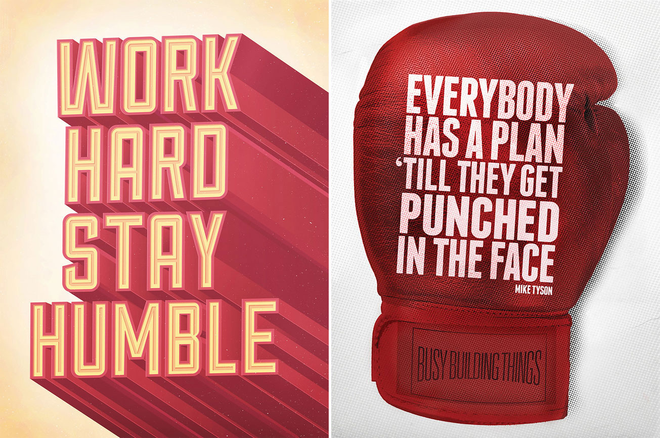 11 Motivational Posters By Busy Building Things » Design You Trust ...