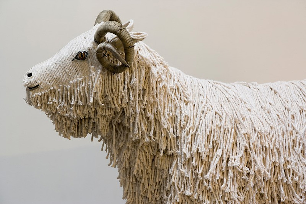 This Artist Made A Collection Of Farm Animal Sculptures From ...