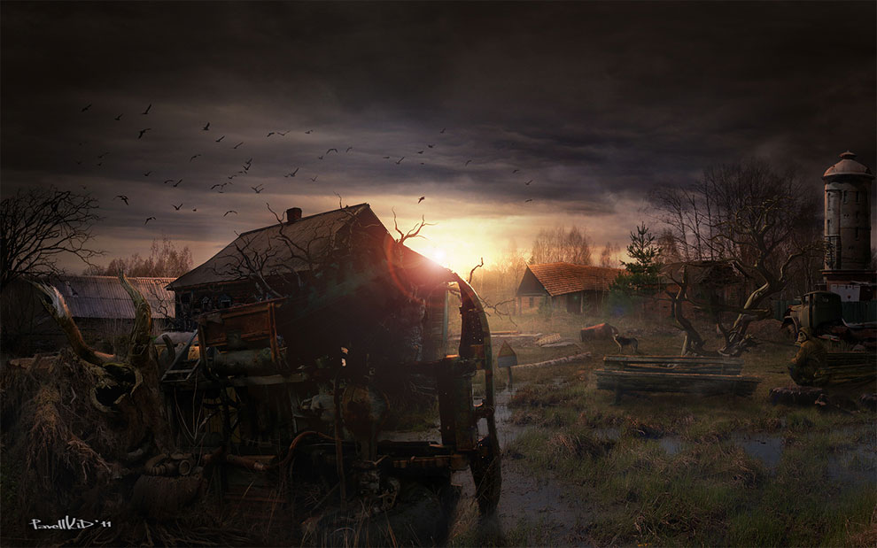 The Fear Of Post-Apocalypse In Dark Illustrations By Pavel Proskurin ...