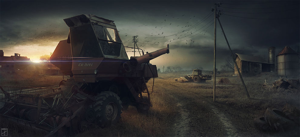 The Fear Of Post-Apocalypse In Dark Illustrations By Pavel Proskurin ...