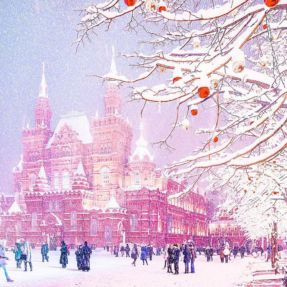 Sparkling City Of Moscow Celebrates Orthodox Christmas In A Magical ...