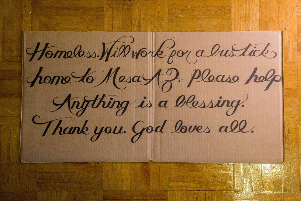This Art Director Beautifully Redesigns Homeless People’s Signs ...