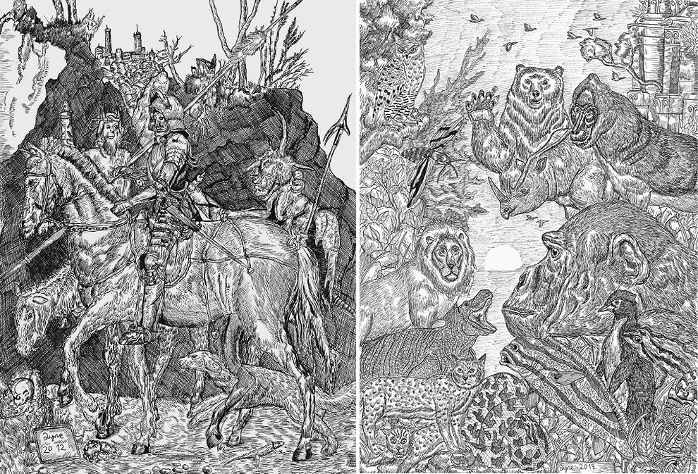 Child Prodigy Aged 13 Creates The Most Amazing Nature-Inspired Drawings ...