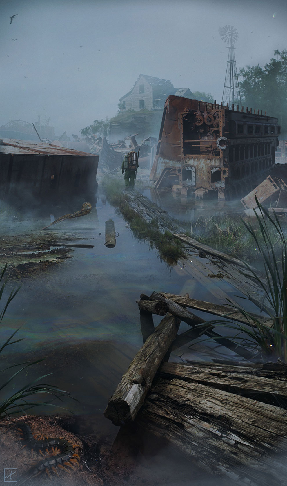 The Fear Of Post-Apocalypse In Dark Illustrations By Pavel Proskurin ...