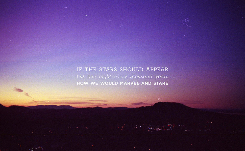 Artist Creates Inspiring Typography On Landscapes » Design You Trust ...