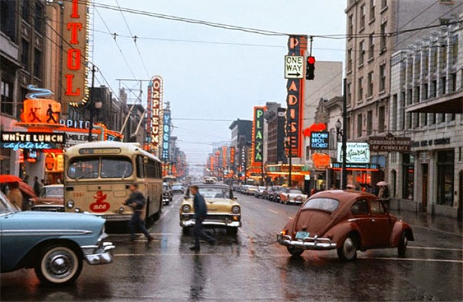 Wonderful Color Photographs Of Street Scenes From Between The 1950s And ...