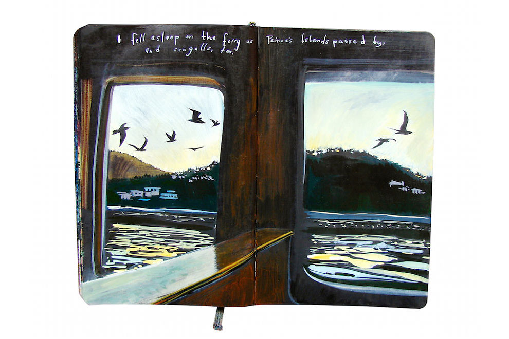 An Artist Has Completely Documented Her Two Years Of Travel By Painting ...