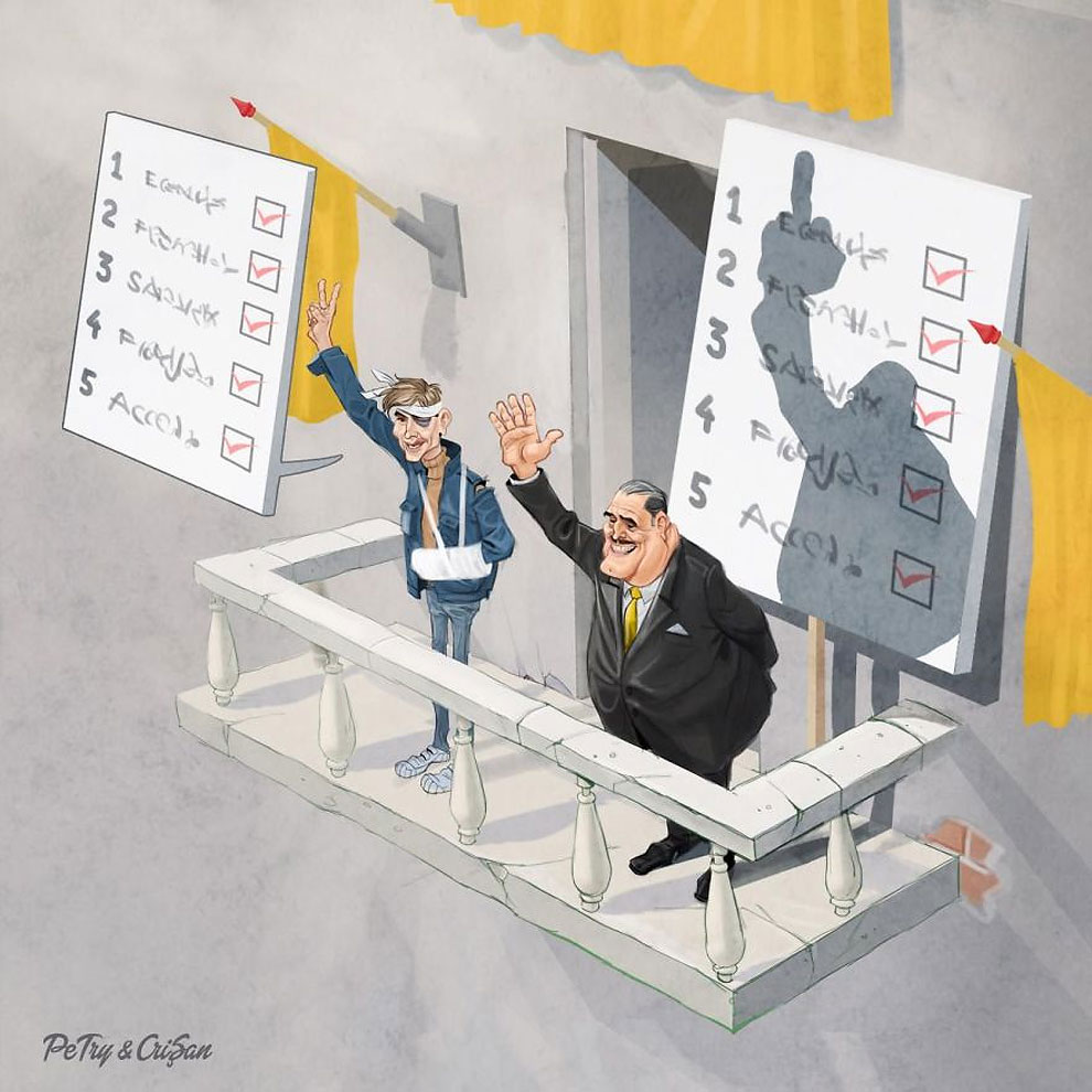 These 13 Satirical Cartoons Depict The Disturbing Reality Of Modern-Day ...
