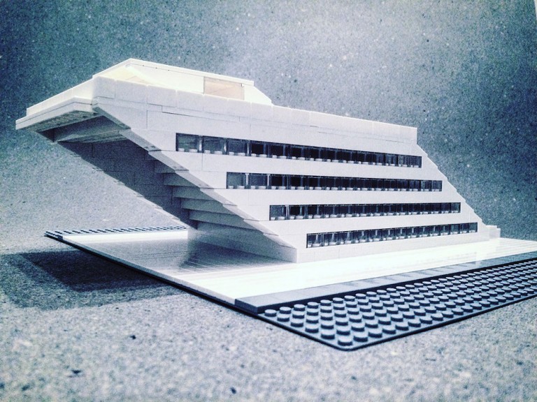 Brutalist Buildings Made From Lego Bricks » Design You Trust — Design ...