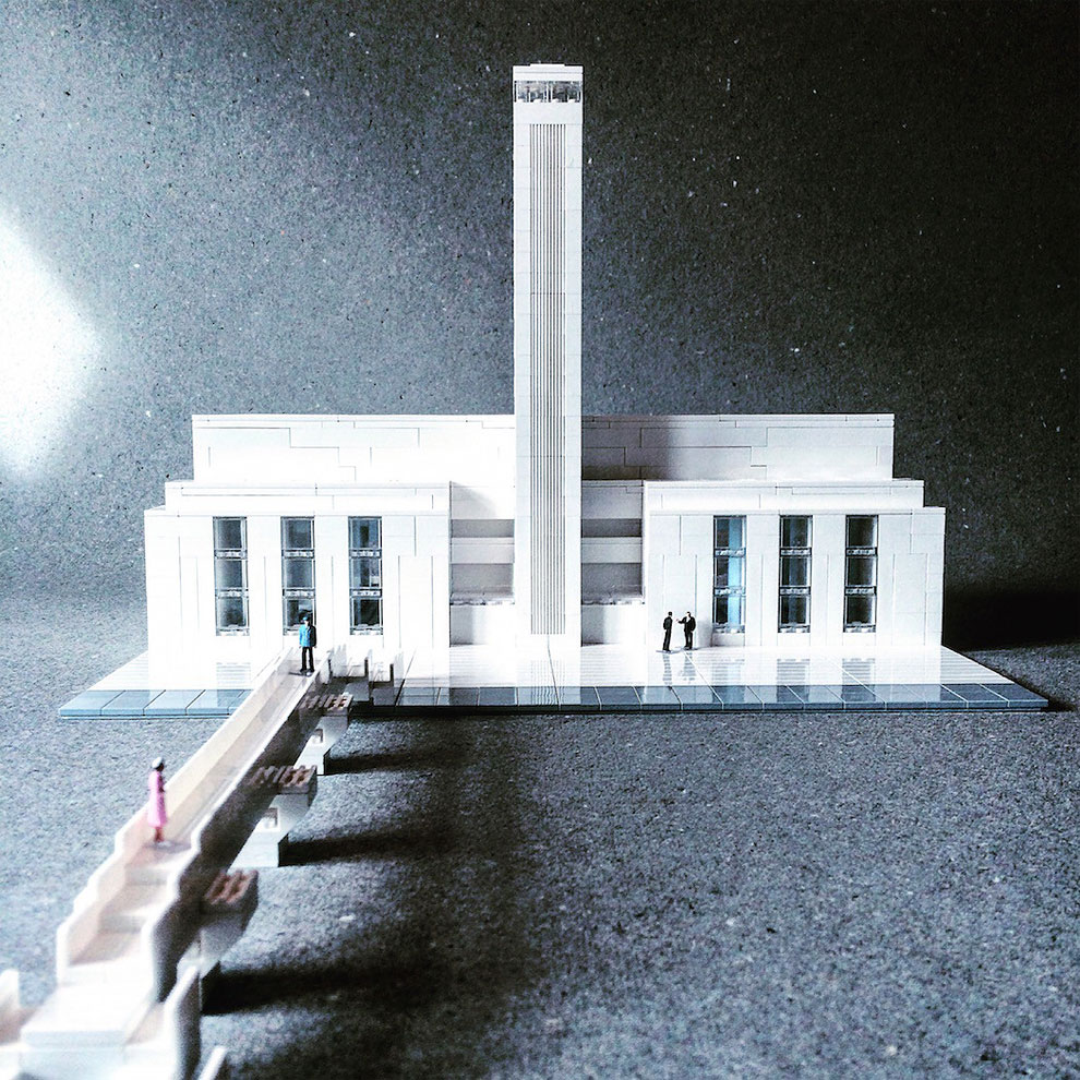 Brutalist Buildings Made From Lego Bricks » Design You Trust — Design ...
