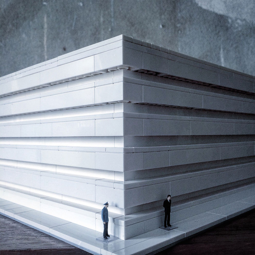 Brutalist Buildings Made From Lego Bricks » Design You Trust — Design ...