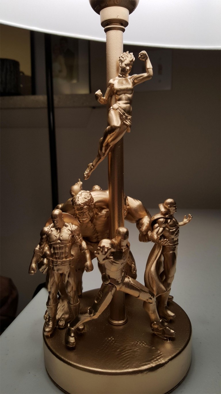 This Epic Lamp Made From Cheap Action Figures Will Delight Your Nerd ...