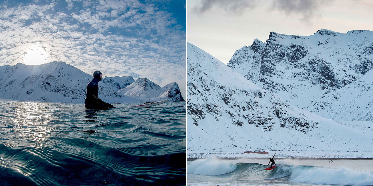 Extreme Surfing On Arctic Circle » Design You Trust — Design Daily ...
