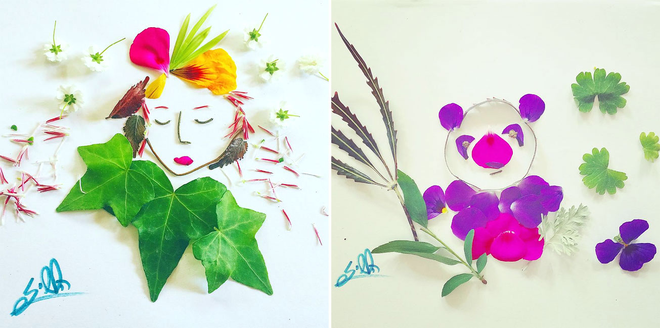 An Artist Creates Colorful And Magical Illustrations, Using Natural ...