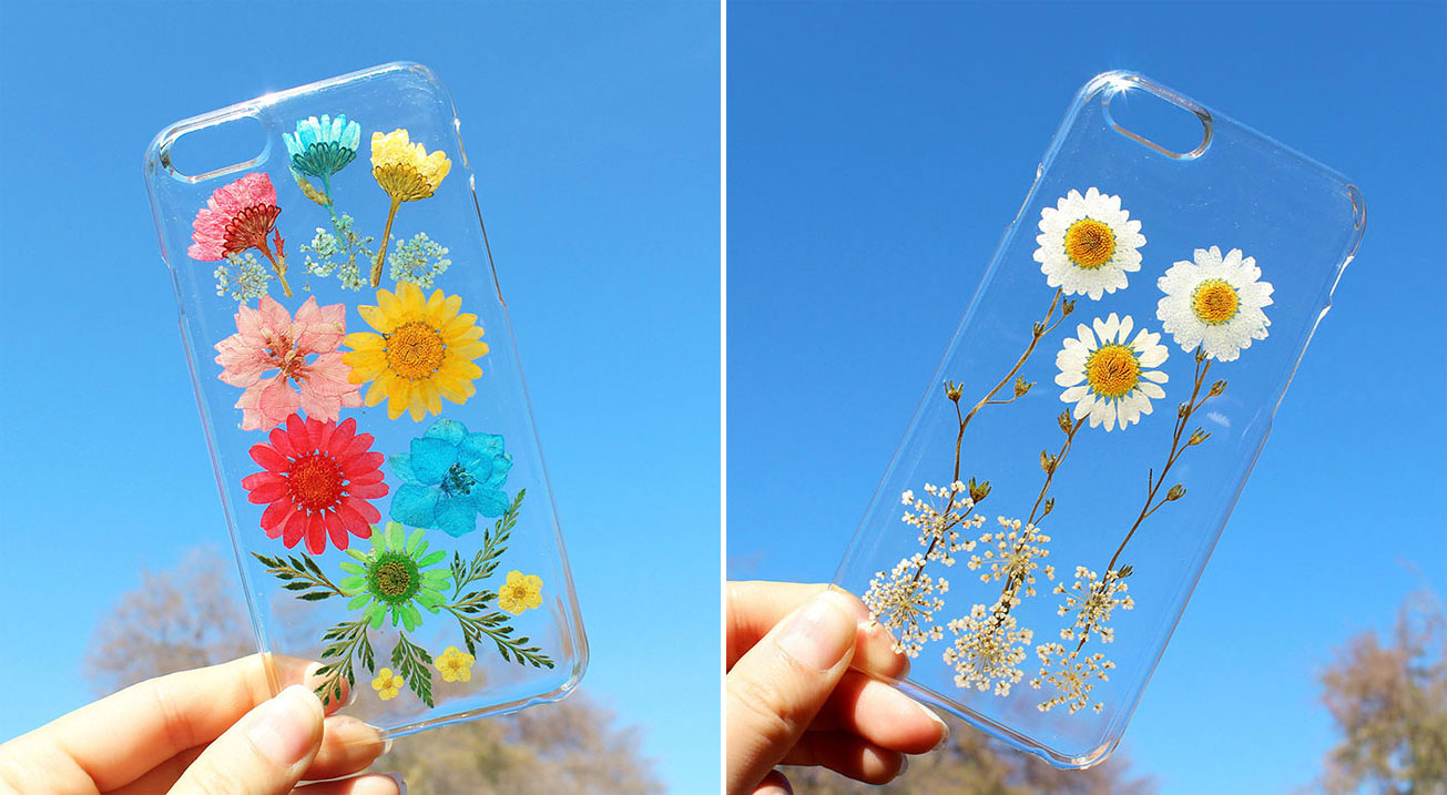 Real Flower Mobile Phone Cases To Celebrate Spring » Design You Trust ...