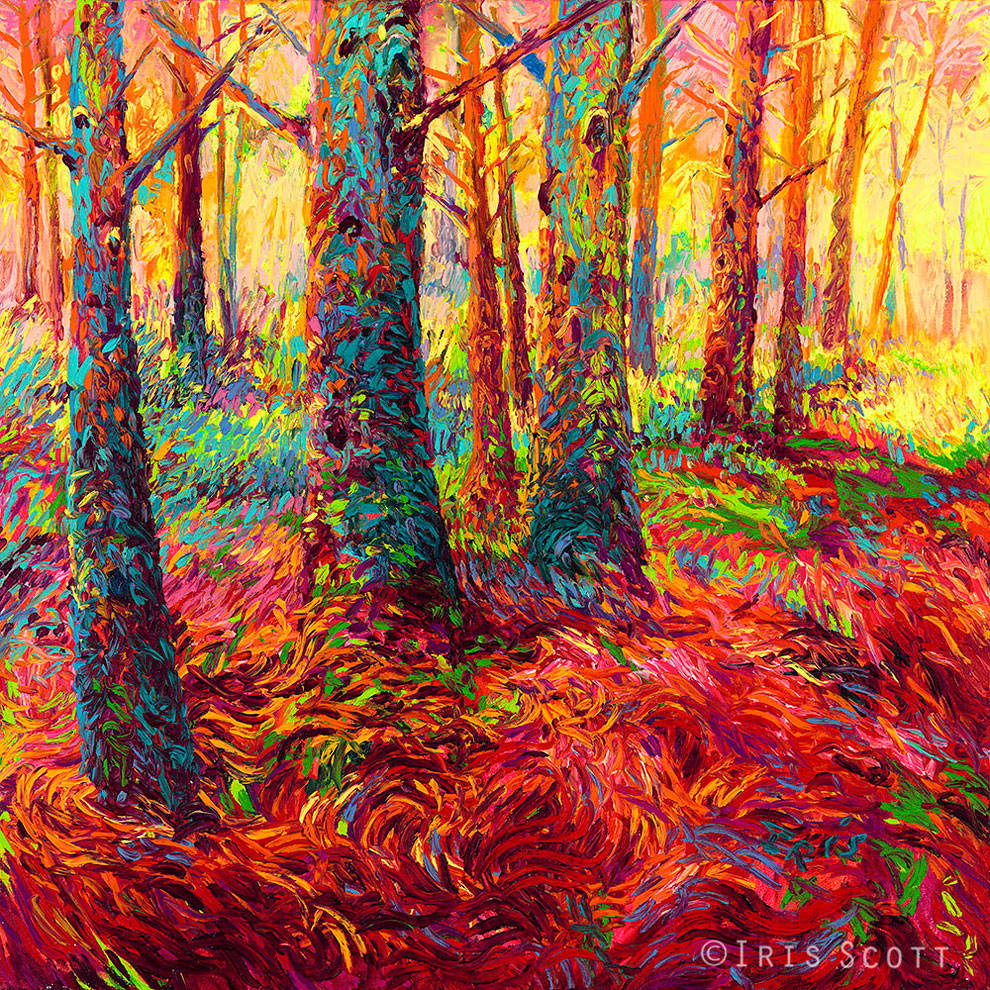 Artist Paints Elaborately Colorful Scenes Using Only Her Fingers ...