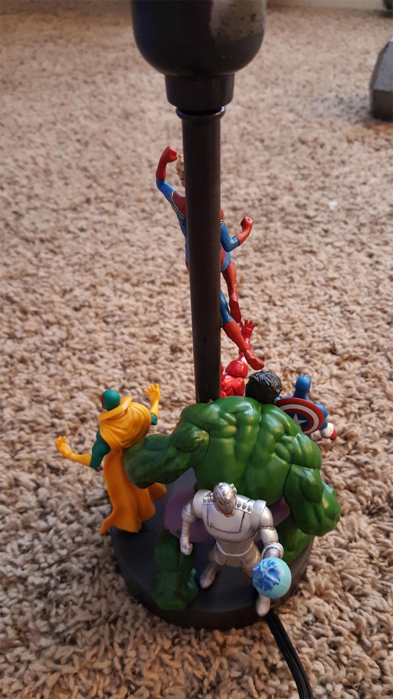 This Epic Lamp Made From Cheap Action Figures Will Delight Your Nerd ...