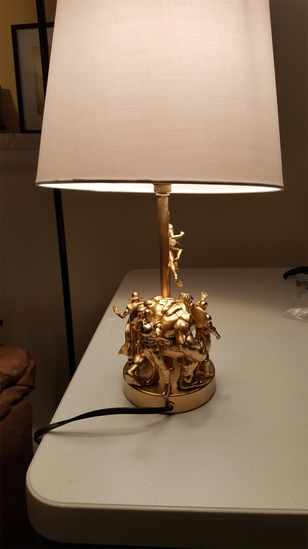 This Epic Lamp Made From Cheap Action Figures Will Delight Your Nerd ...