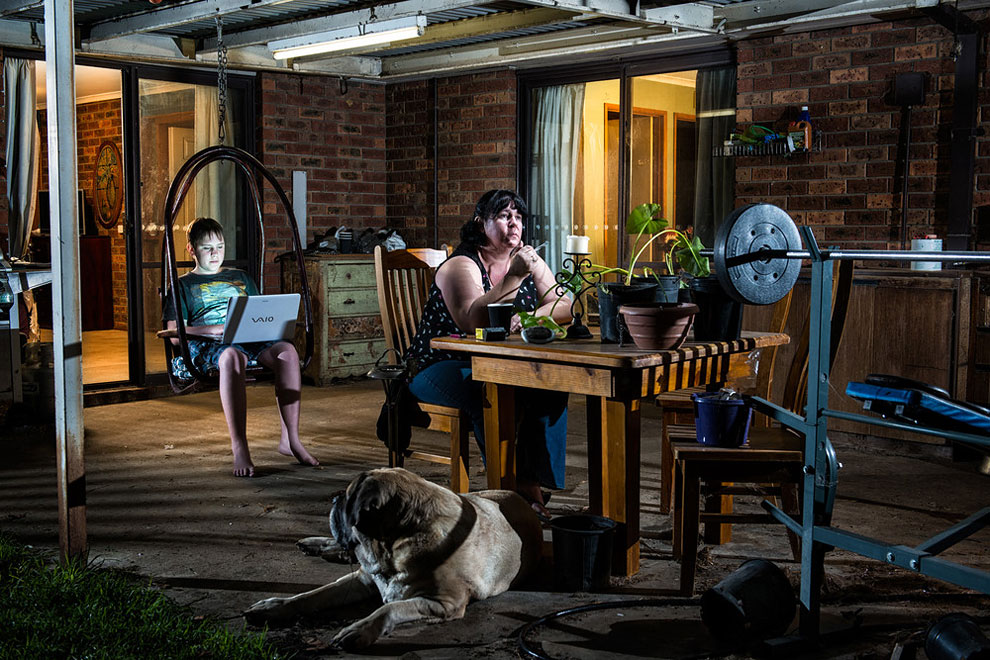Alone Together: Photographer Portrays Ordinary People In Their Homes In ...