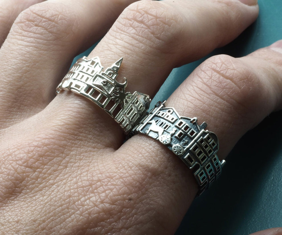 Outstanding Architectural Rings By Ola Shekhtman » Design You Trust ...