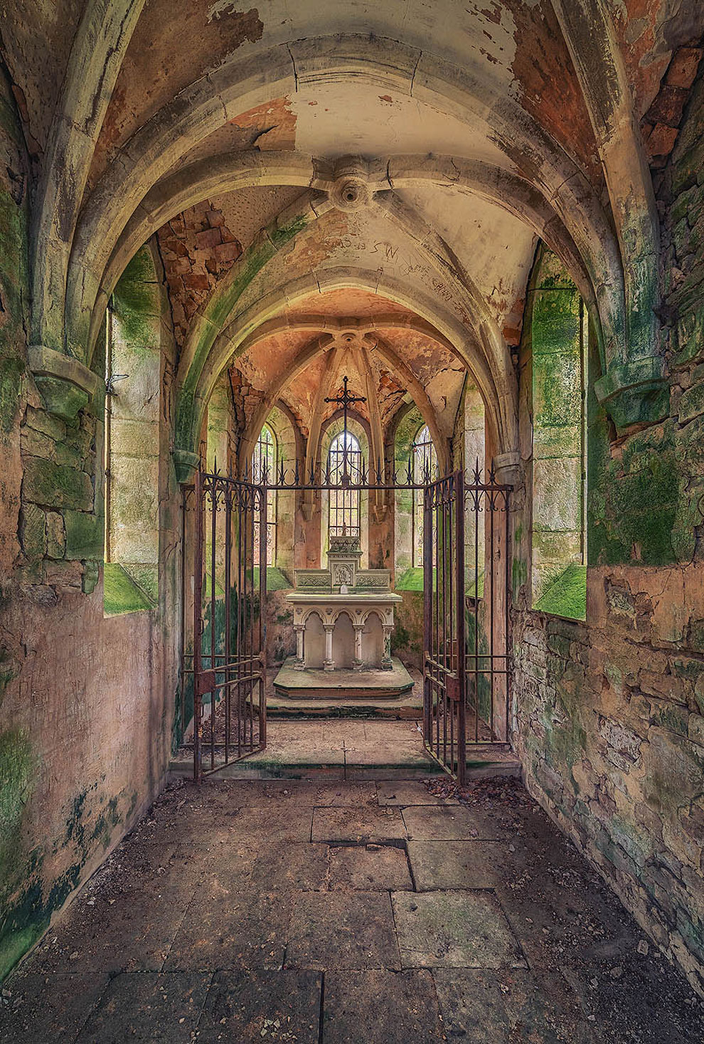 Explorer Matthias Haker Discovers Crumbling Churches, Overgrown ...