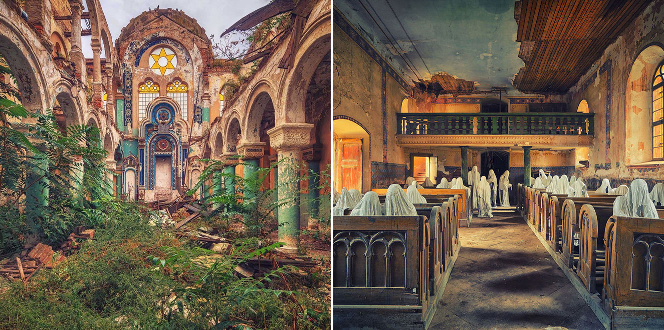 Explorer Matthias Haker Discovers Crumbling Churches, Overgrown ...