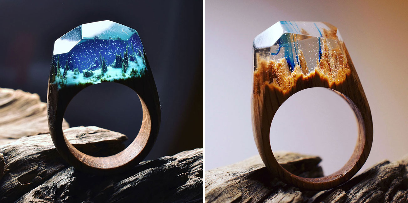 Secret Worlds Hidden Inside A Wooden Ring » Design You Trust — Design ...