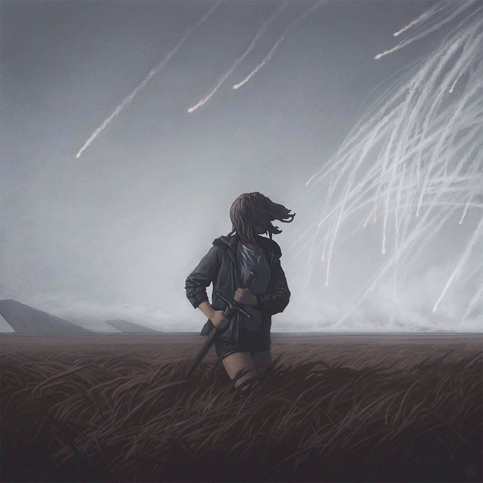 “The Way We Fall”: Eerie Illustrations Of An Apocalyptical World By ...