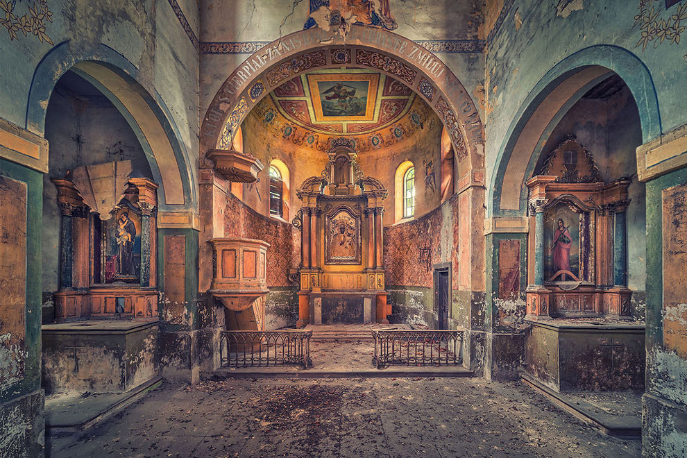 Explorer Matthias Haker Discovers Crumbling Churches, Overgrown ...