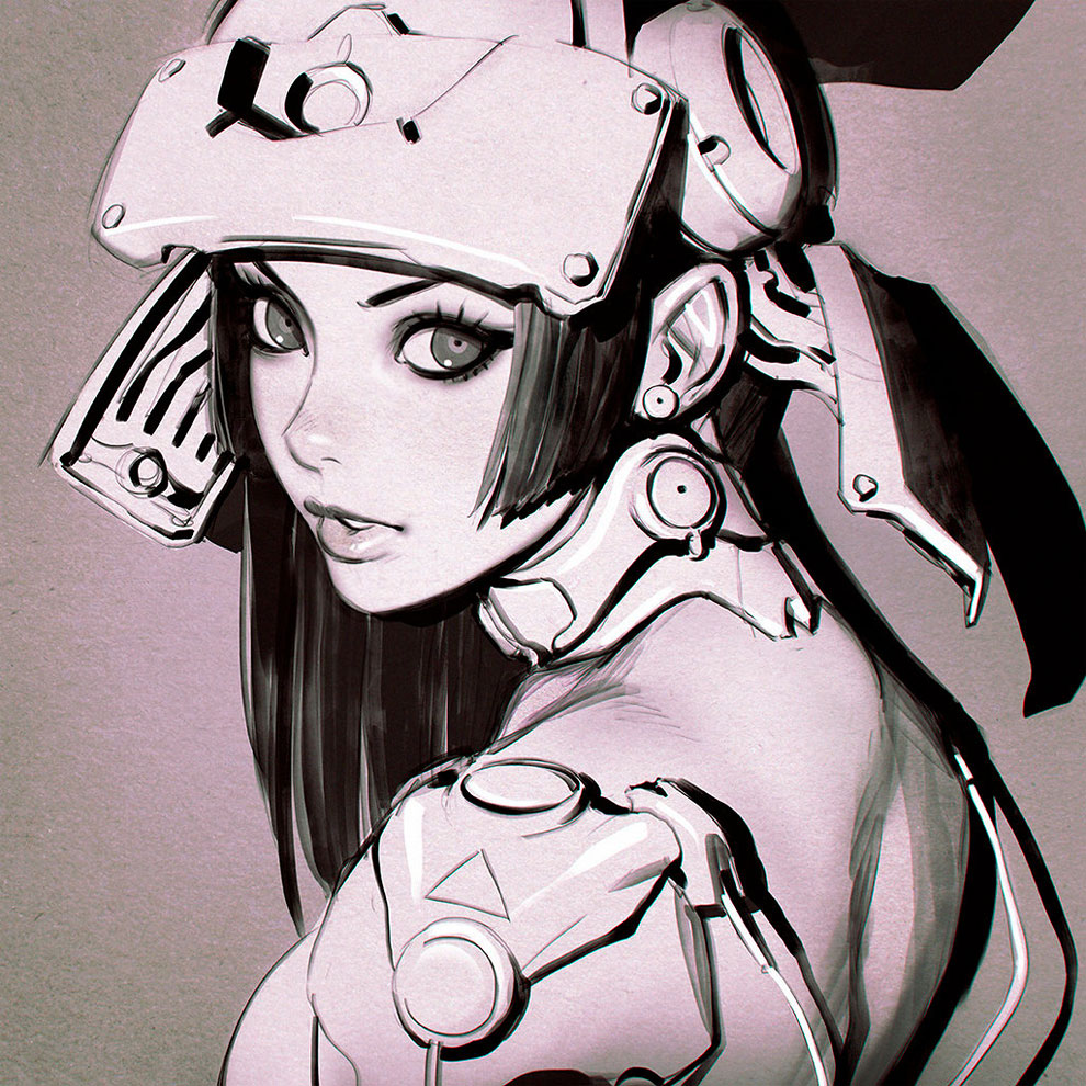 Modern Manga Art By Ilya Kuvshinov » Design You Trust — Design Daily ...