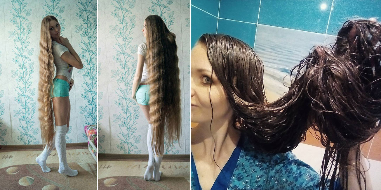This Russian Woman Grew Her Hair To Rapunzel Length » Design You Trust ...