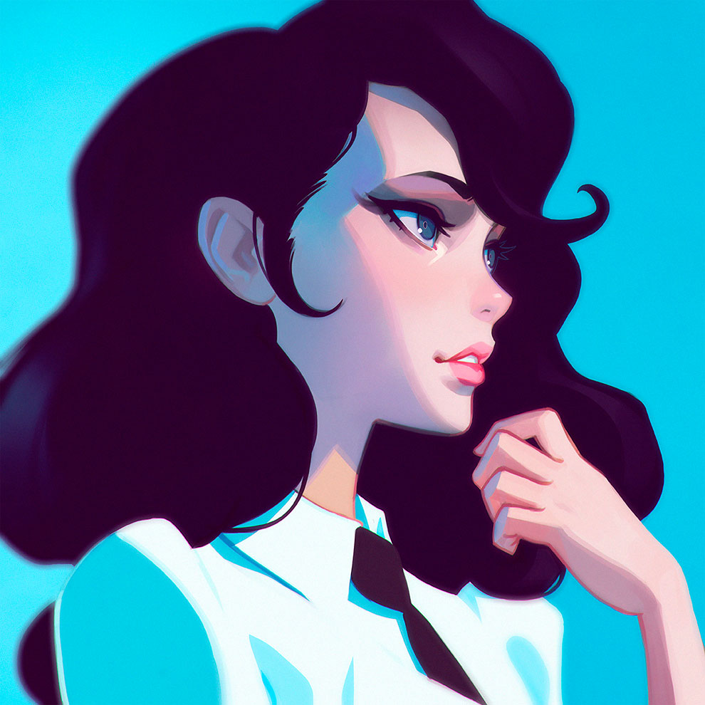 Modern Manga Art By Ilya Kuvshinov » Design You Trust — Design Daily ...