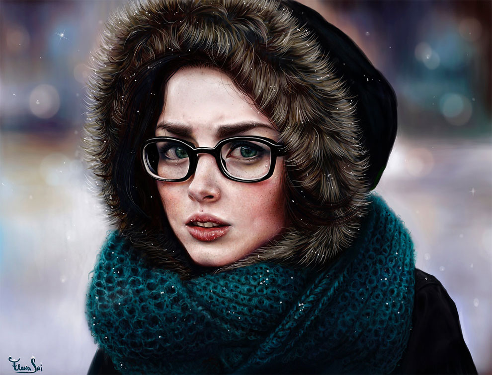 By The Danger In Her Eyes: The Hauntingly Beautiful Portraits By Elena ...