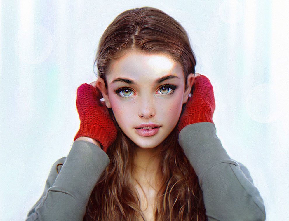 Stunning Digital Female Portraits By Irakli Nadar » Design You Trust ...