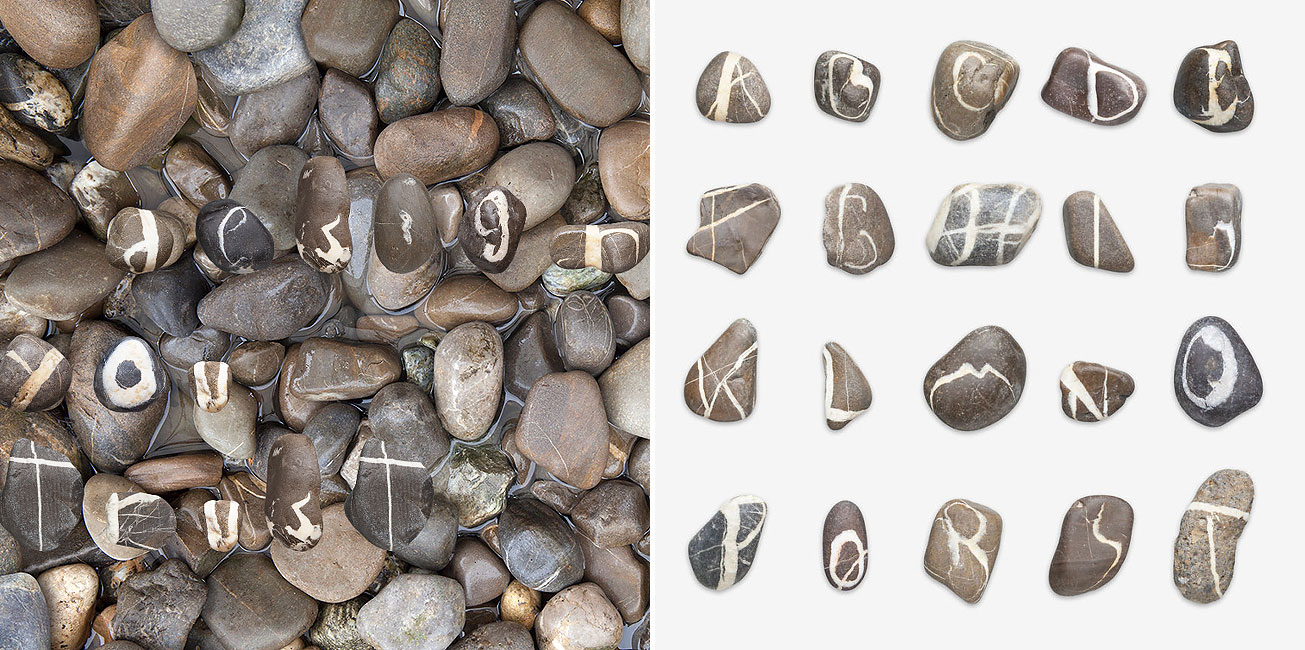 This Guy Collected A Complete Stone Alphabet Over 10 Years » Design You ...