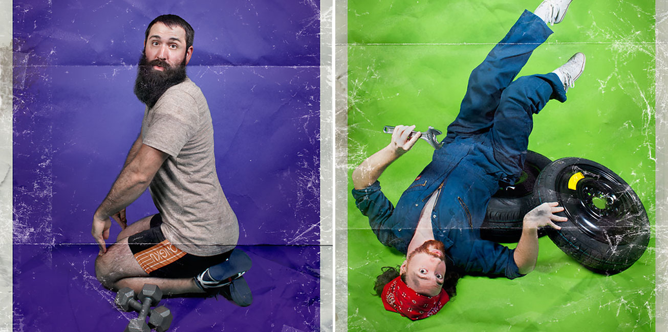 Men-Ups! Men Photographed In Stereotypical Pin-Up Poses » Design You ...