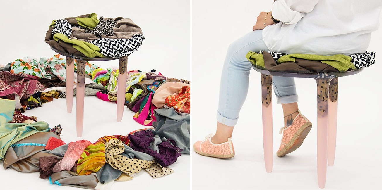 This Artist Upcycles Textile Waste Into Beautiful And Elegant Resin ...