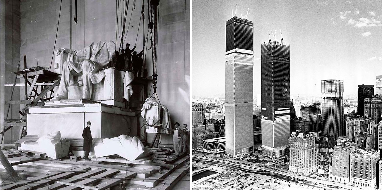 Historical Photos Of The World’s Most Iconic Landmarks Before They Were ...