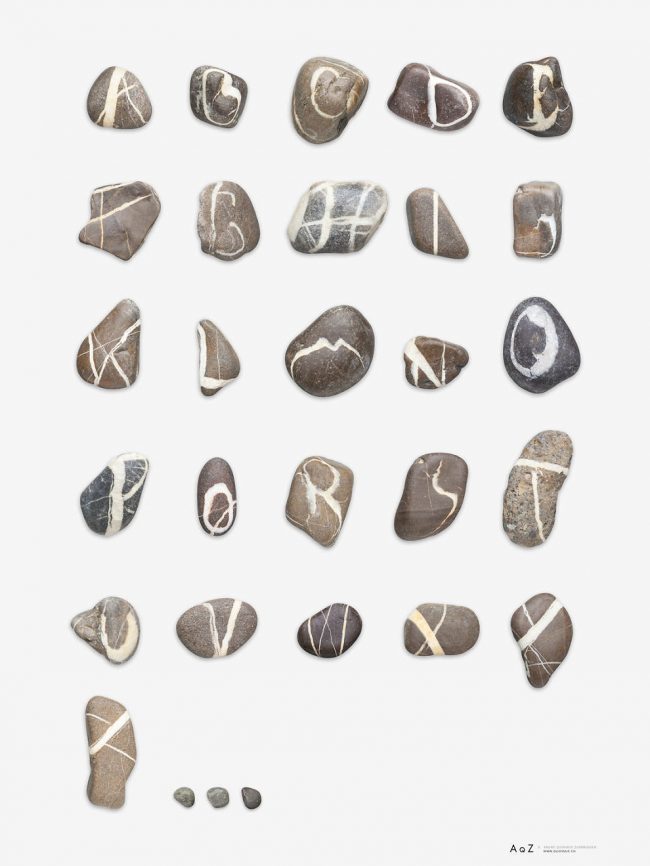 This Guy Collected A Complete Stone Alphabet Over 10 Years » Design You ...
