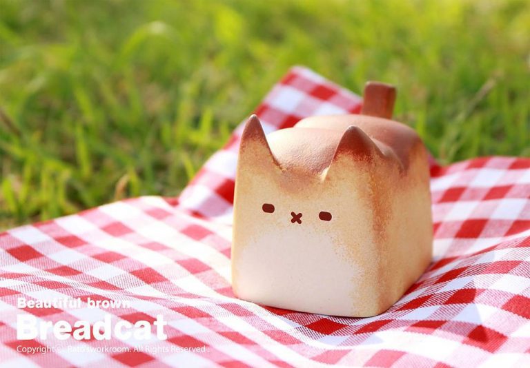 An Adorable Line of Miniature ‘Bread Cat’ Shaped Resin Toys That Look ...